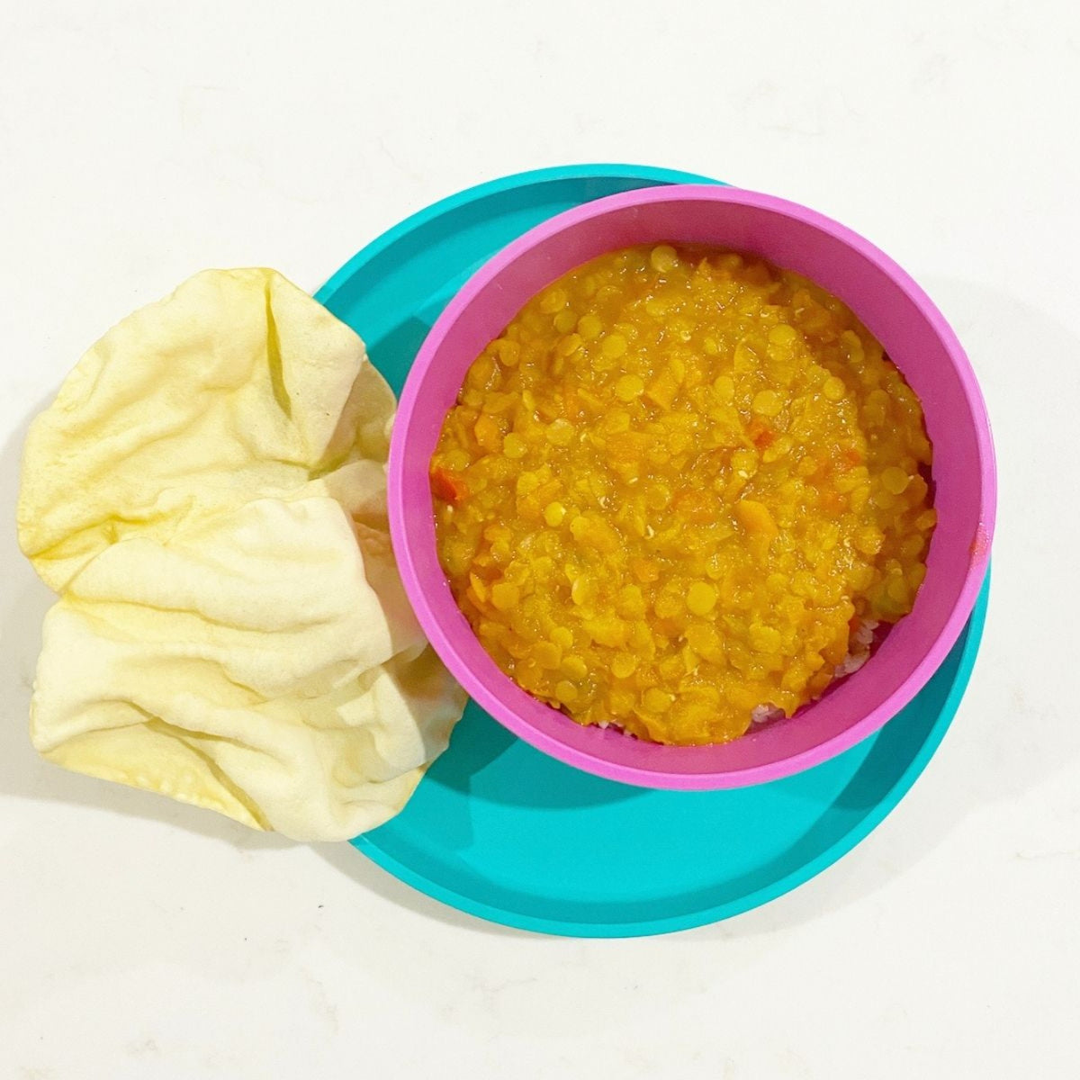 Sustainable Blue 20cm Kids Plate By Bobo&Boo | Microwave & Dishwasher ...